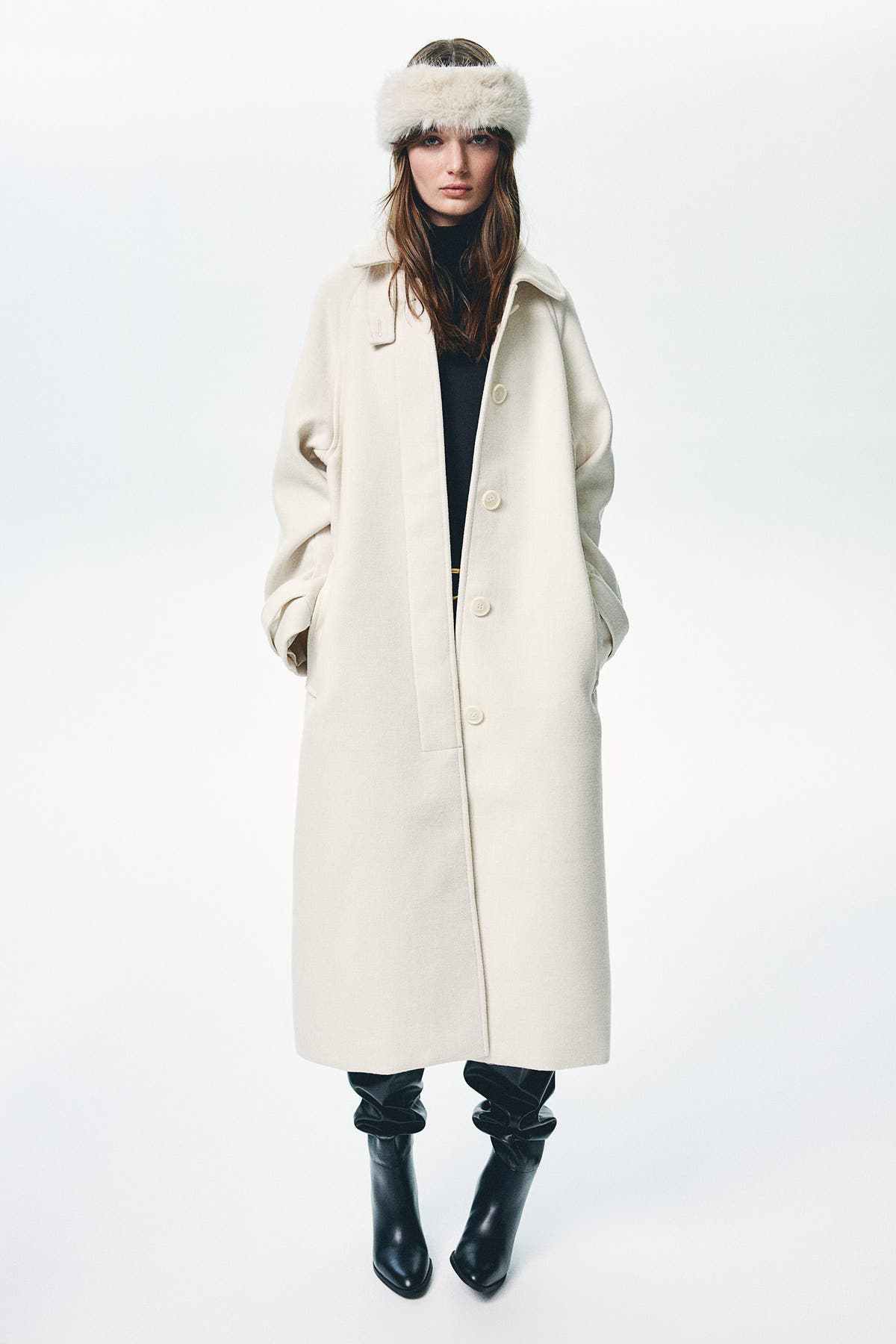 Oversized Maxi Coat | H&M KSA
