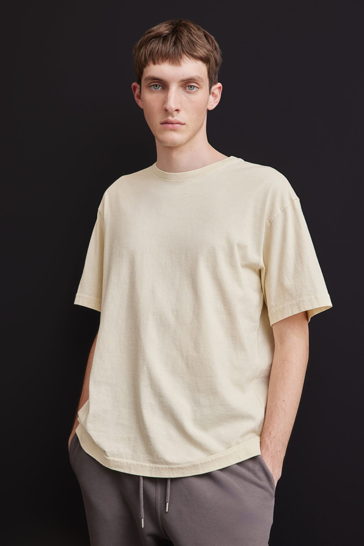 Loose Fit Washed-look T-shirt | H&M KSA